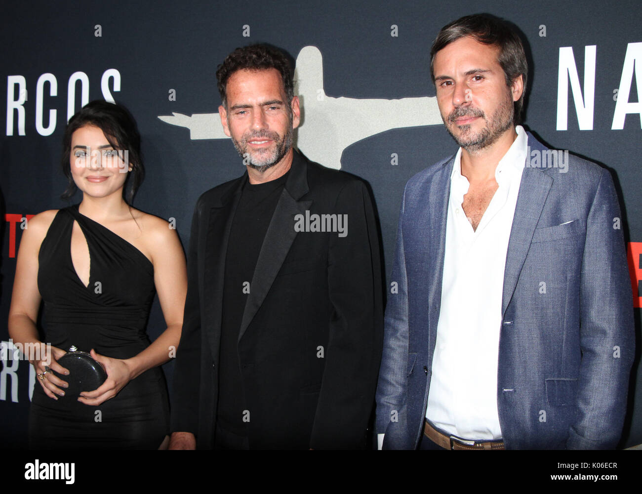 New York, USA. 21st Aug, 2017. Andrea Londo, Francisco Denis, Andres ...