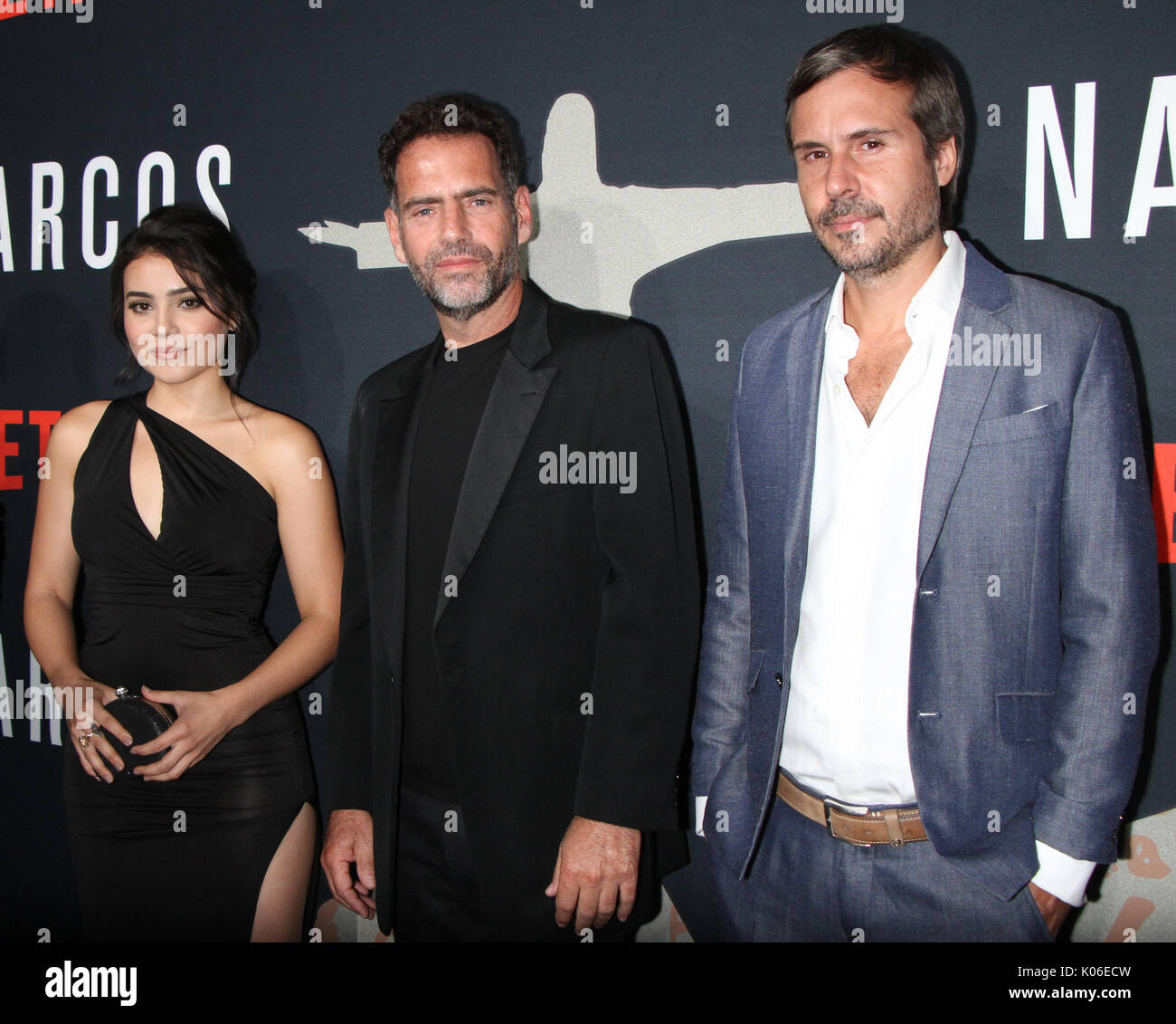 New York, USA. 21st Aug, 2017. Andrea Londo, Francisco Denis, Andres ...