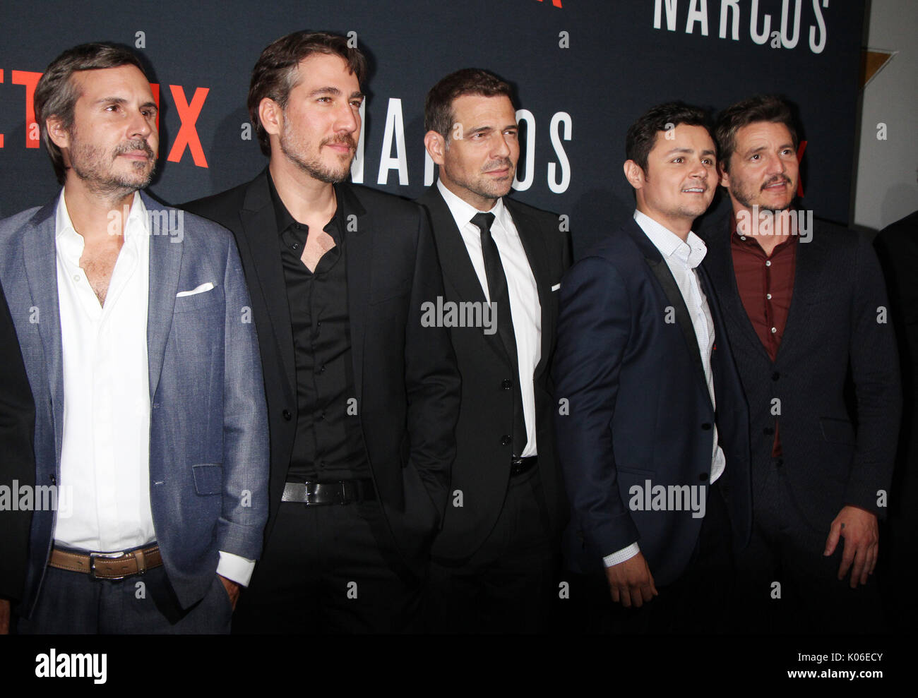 New York, USA. 21st Aug, 2017. Miguel Angel Silvestre, Pedro Pascal ...