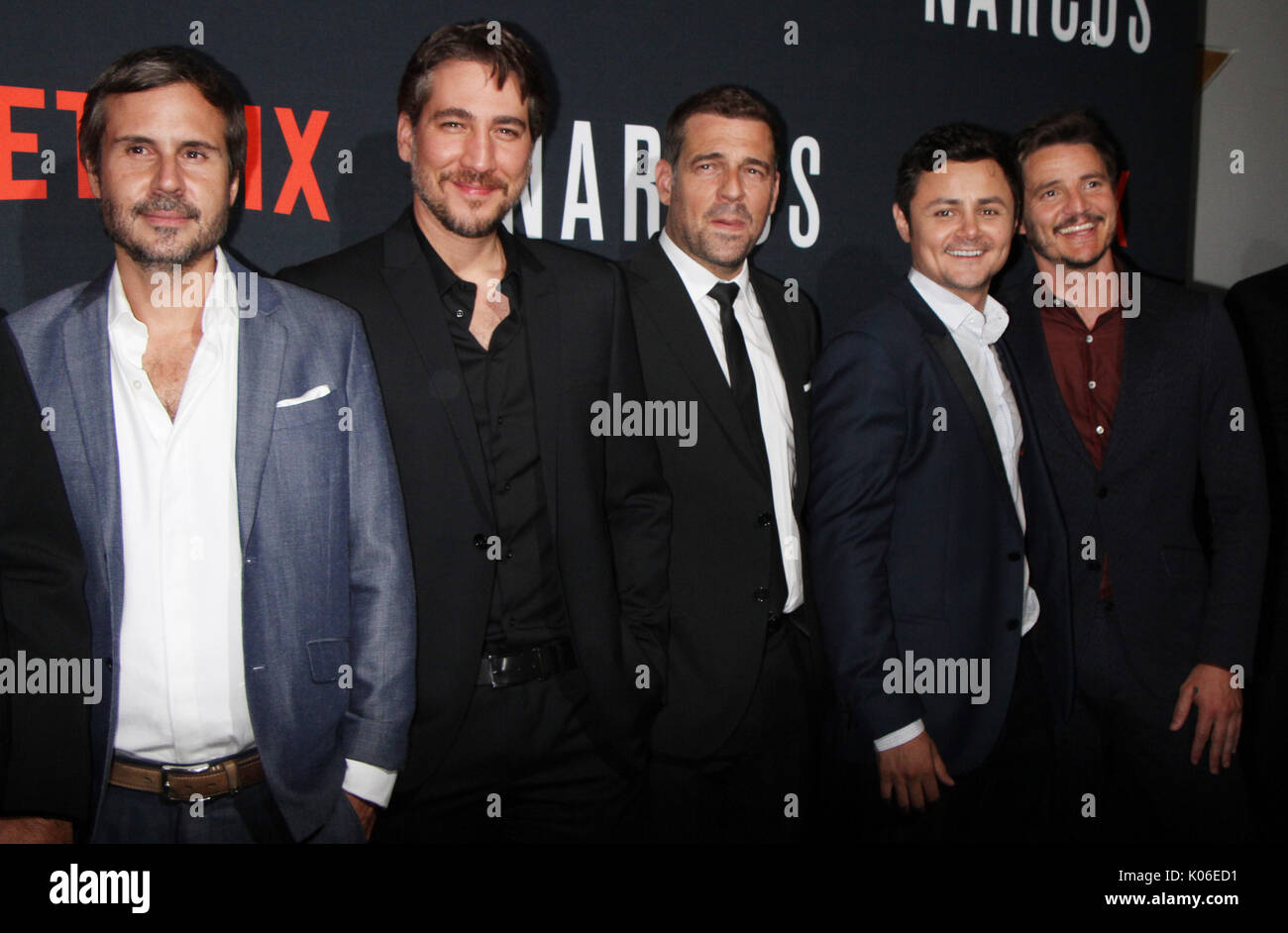 New York, USA. 21st Aug, 2017. Miguel Angel Silvestre, Pedro Pascal ...