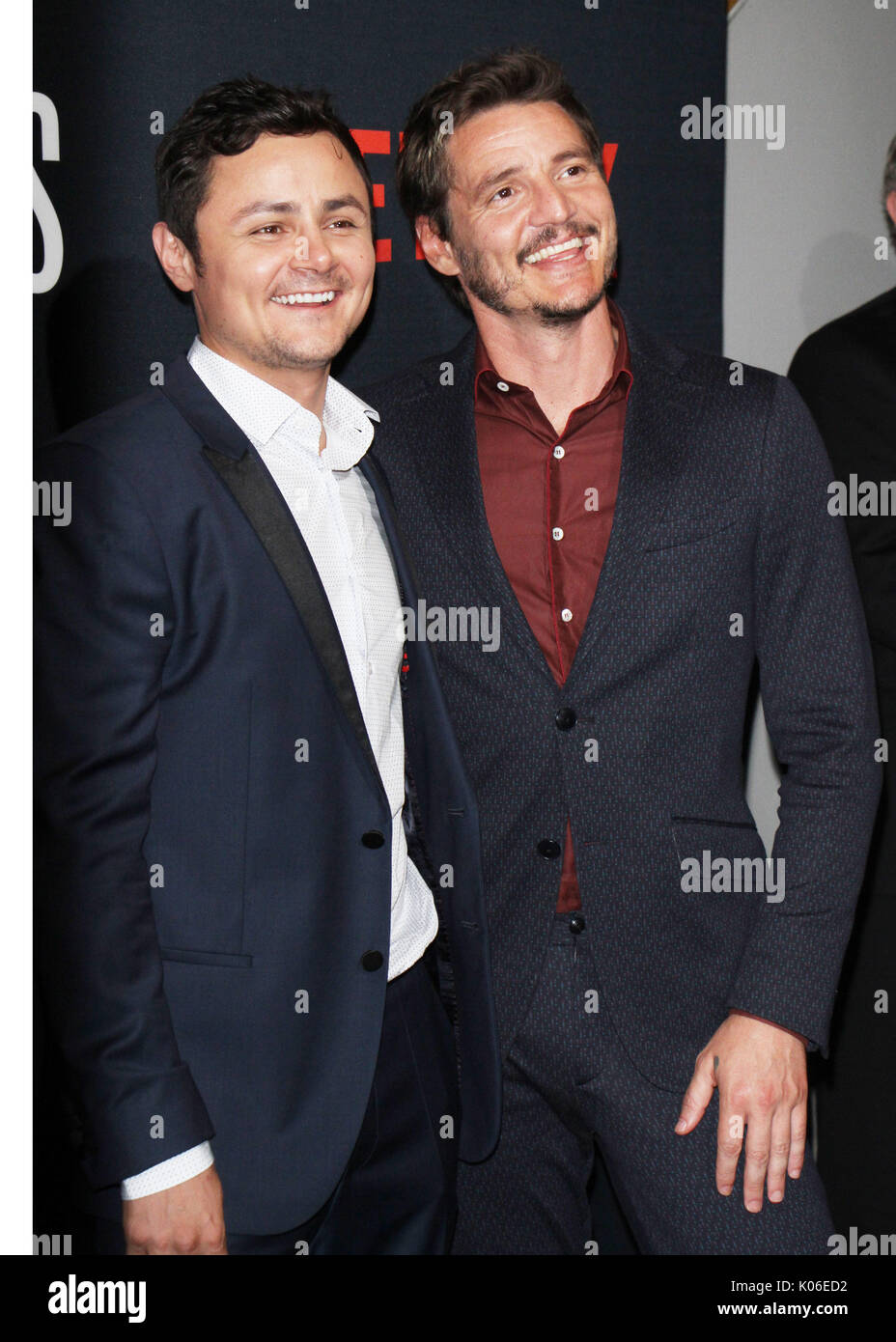 New York, USA. 21st Aug, 2017. Arturo Castro, Pedro Pascal attend ...