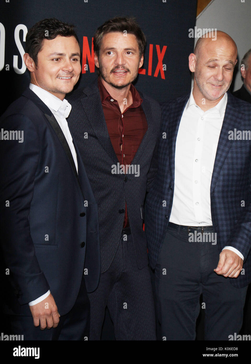 New York, USA. 21st Aug, 2017. Arturo Castro, Pedro Pascal, Peter ...