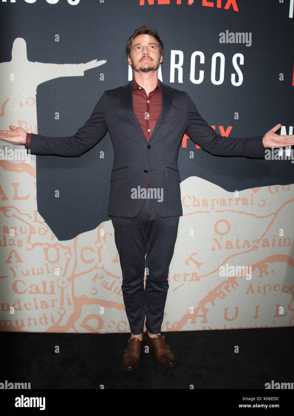 New York, USA. 21st Aug, 2017. Pedro Pascal attend Netflix Original ...
