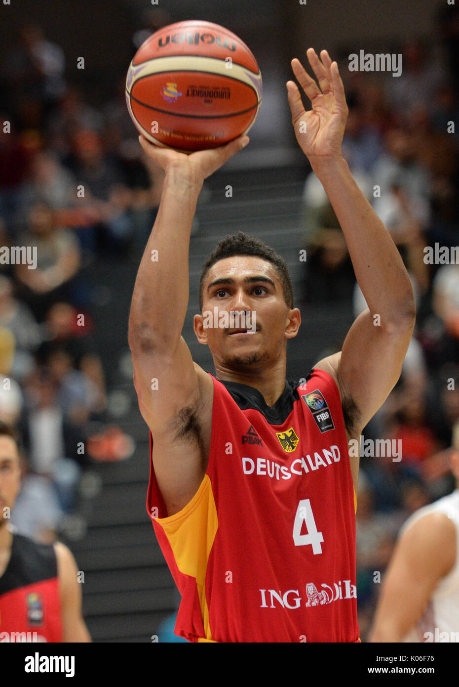 Hamburg, Germany. 19th Aug, 2017. Germany's Maodo Lo in action during ...