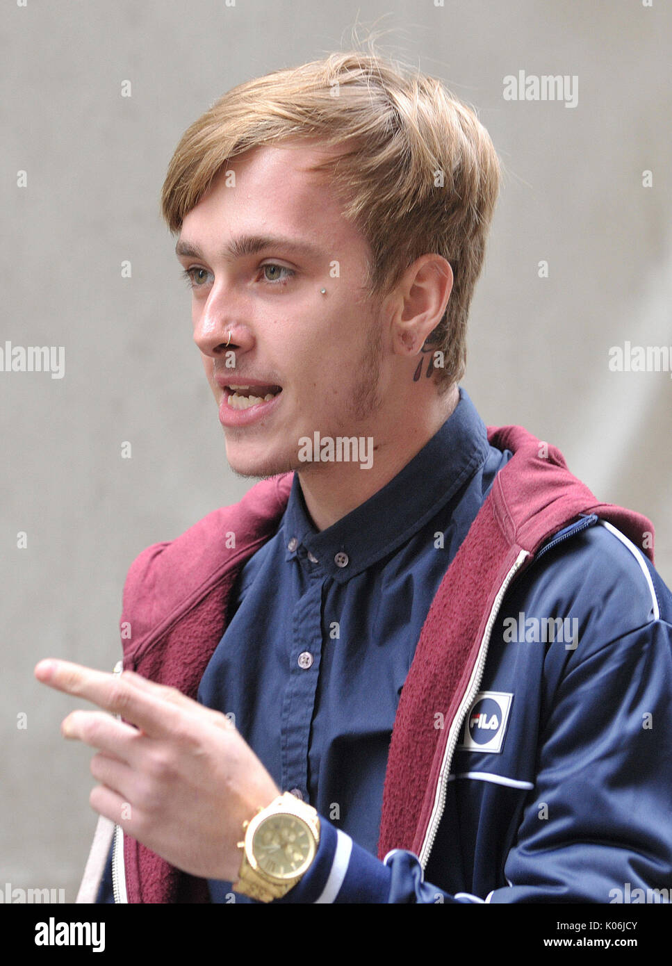 Charlie Alliston, 20, outside the Old Bailey in London, where he is ...