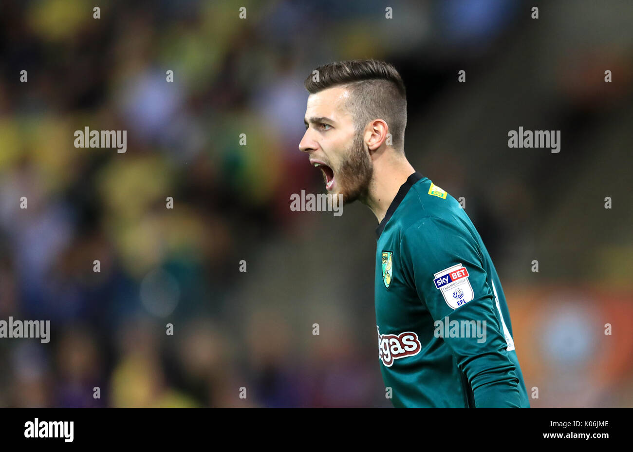 Norwich City Goalkeeper Angus Gunn Stock Photo - Alamy