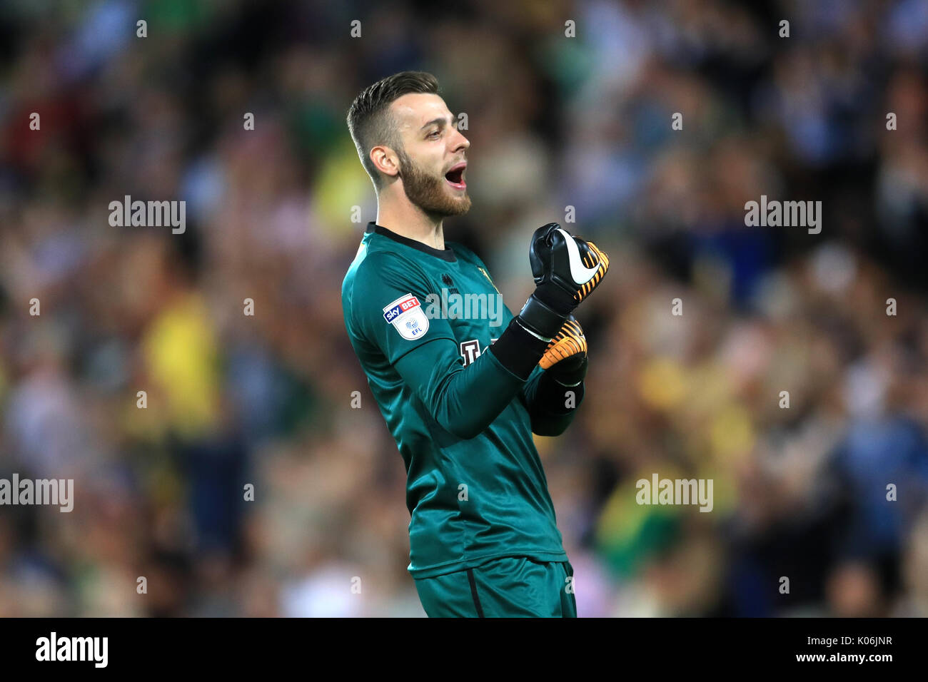 Norwich City Goalkeeper Angus Gunn Stock Photo - Alamy