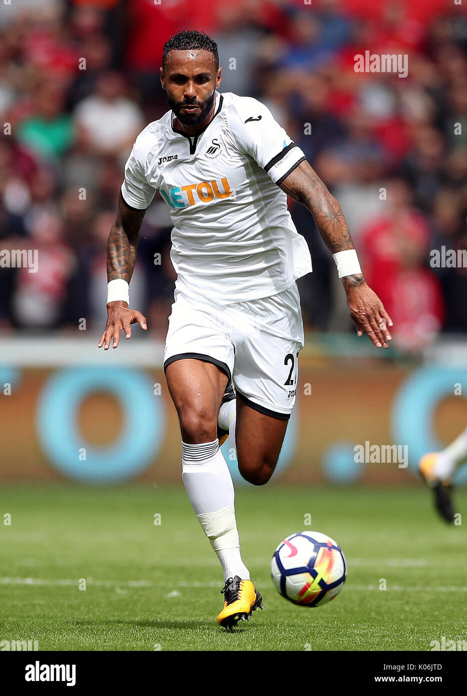 Swansea City's Kyle Bartley Stock Photo - Alamy