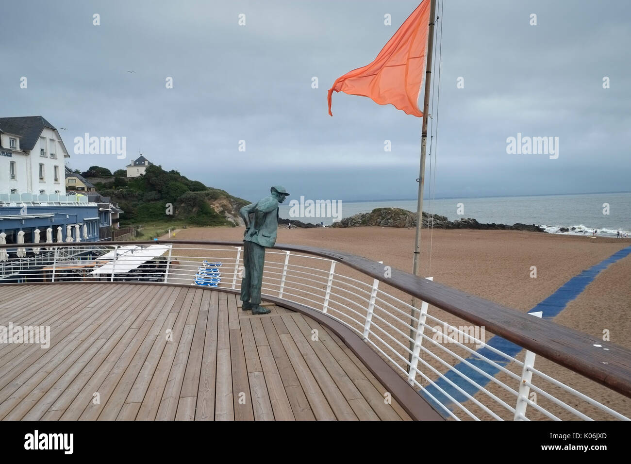 Mr hulot beach saint-marc france Stock Photo - Alamy