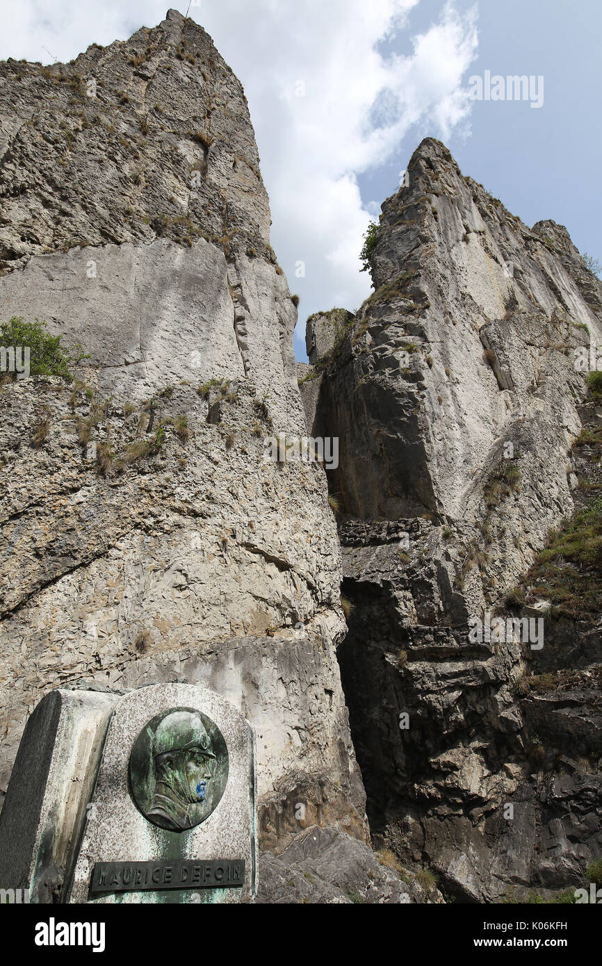 The Rocher Bayard. According to the legend, this peak would have been ...