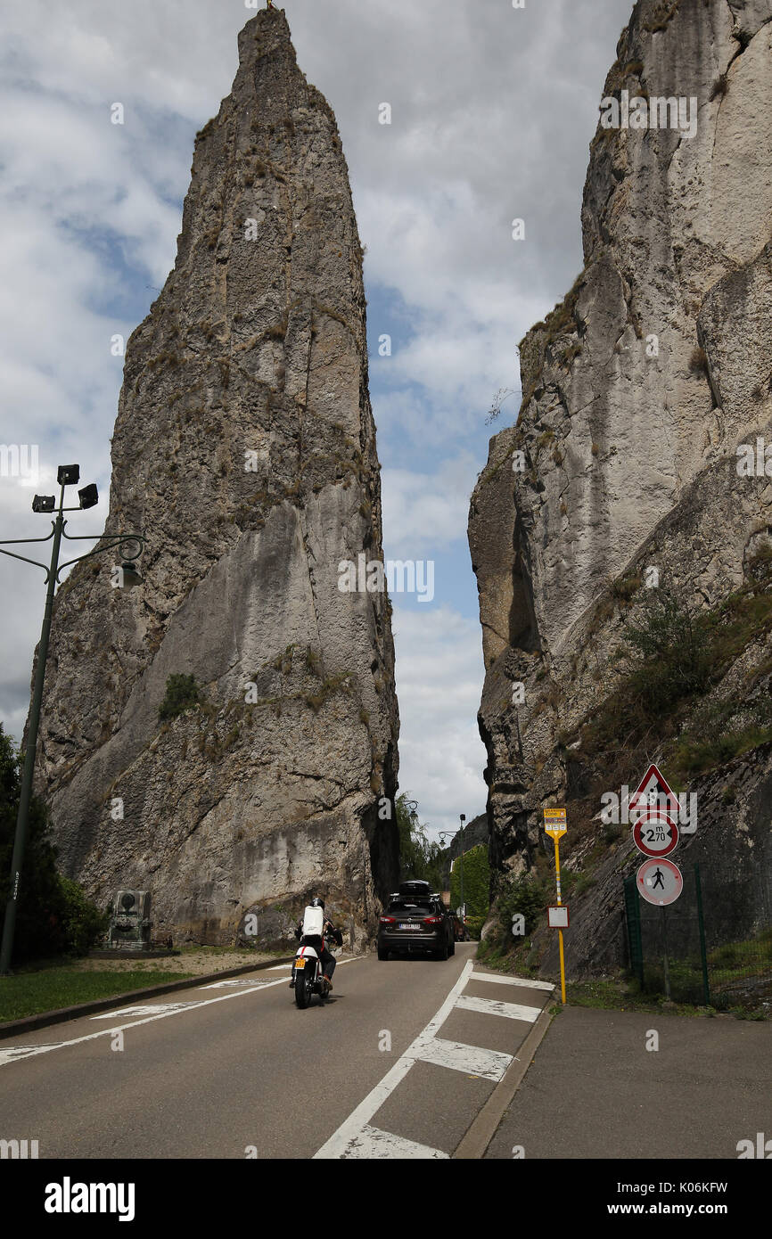 The Rocher Bayard. According to the legend, this peak would have been ...