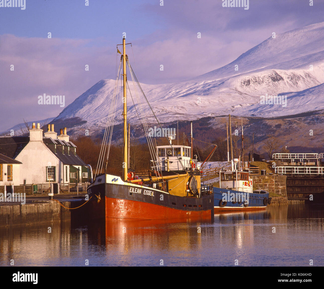 Ben nevis from the corpach basin hi-res stock photography and images ...