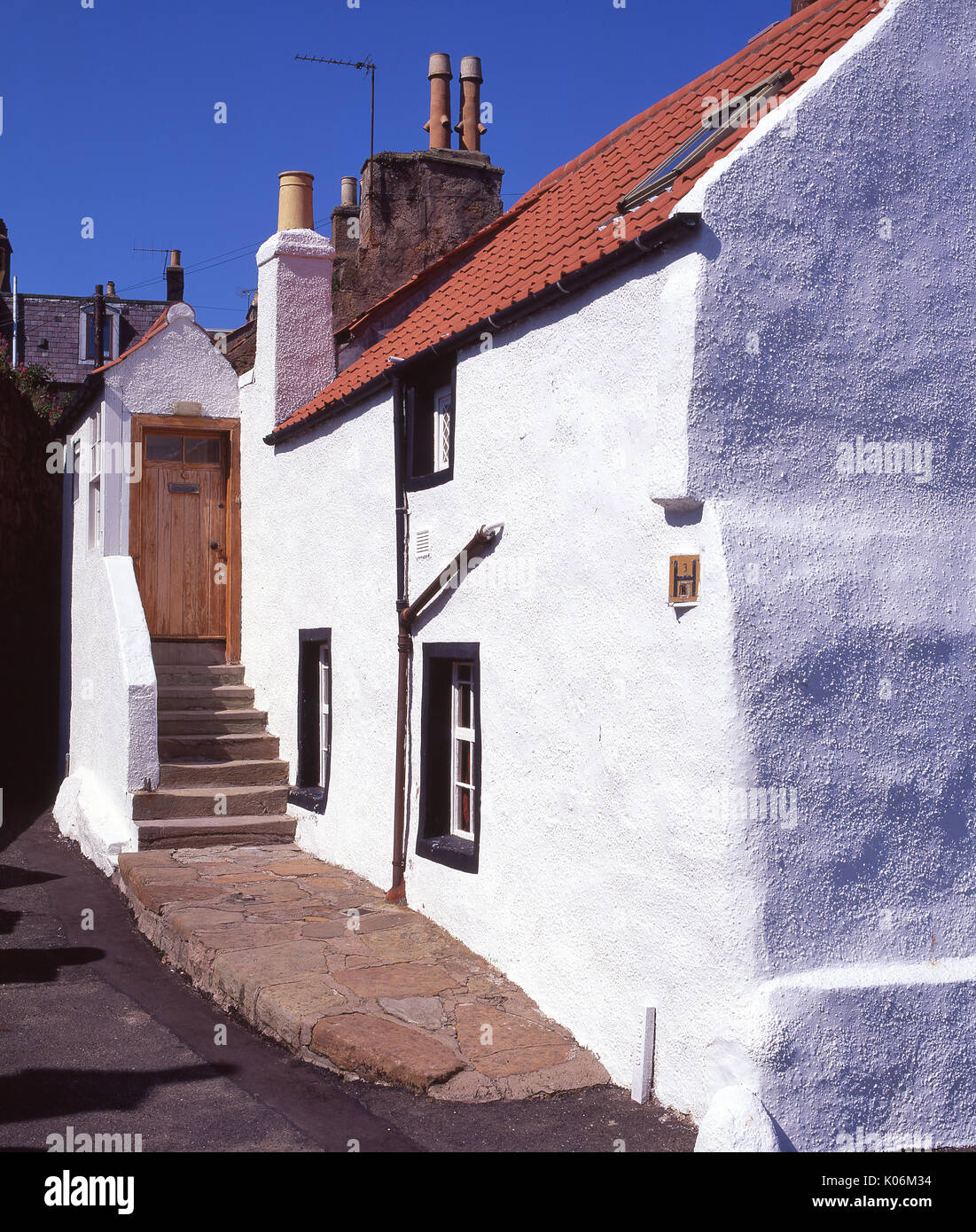 Typical 16th Century house with red pantiles commonly seen in the east ...
