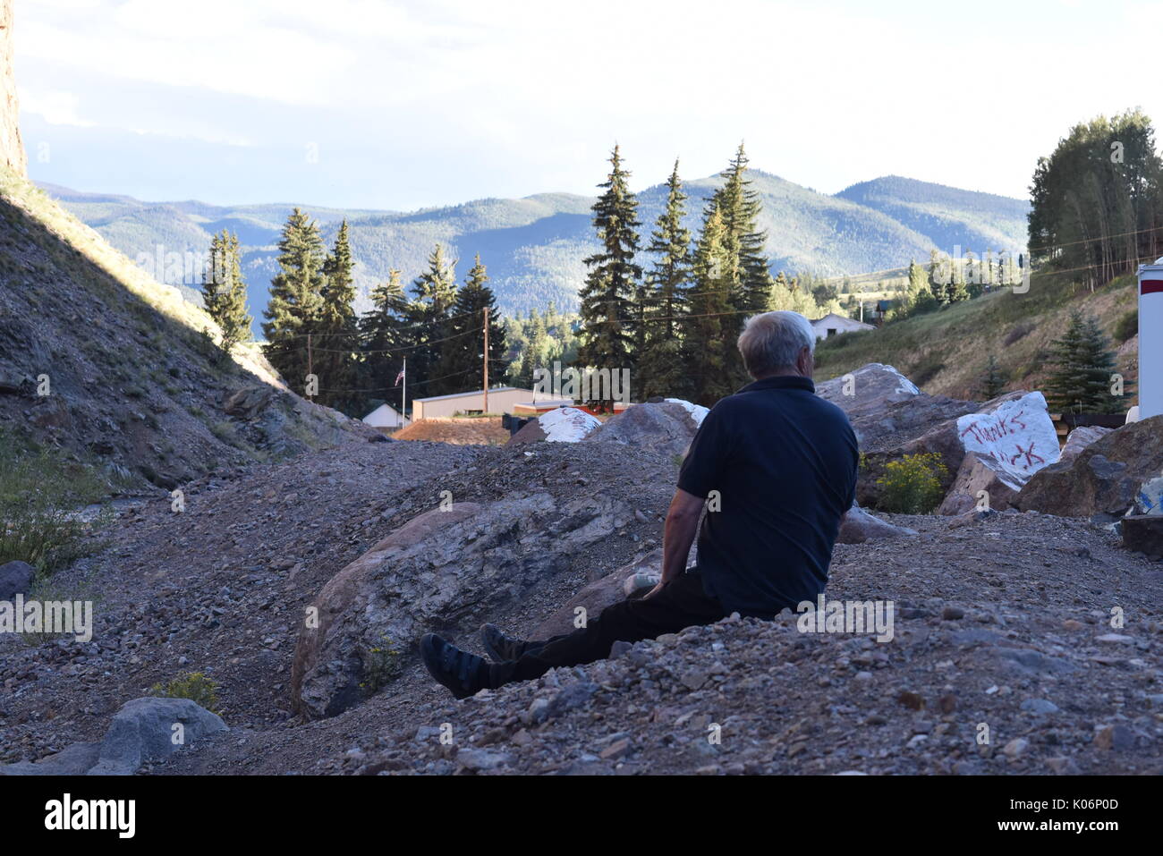 The Rio Grande, Creede, Colorado Stock Photo - Alamy