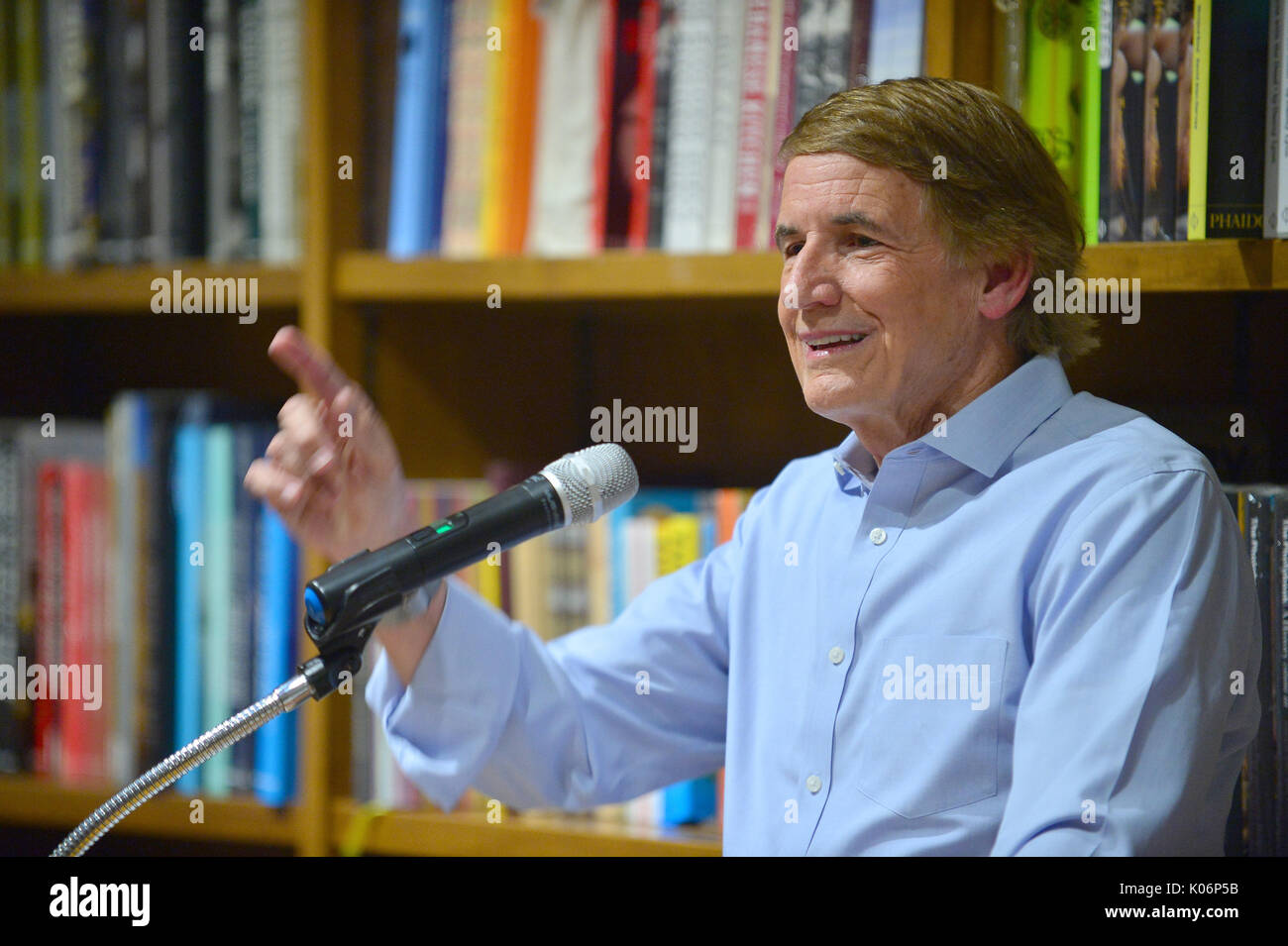 Television meteorologist Bryan Norcross discusses and signs copies of ...