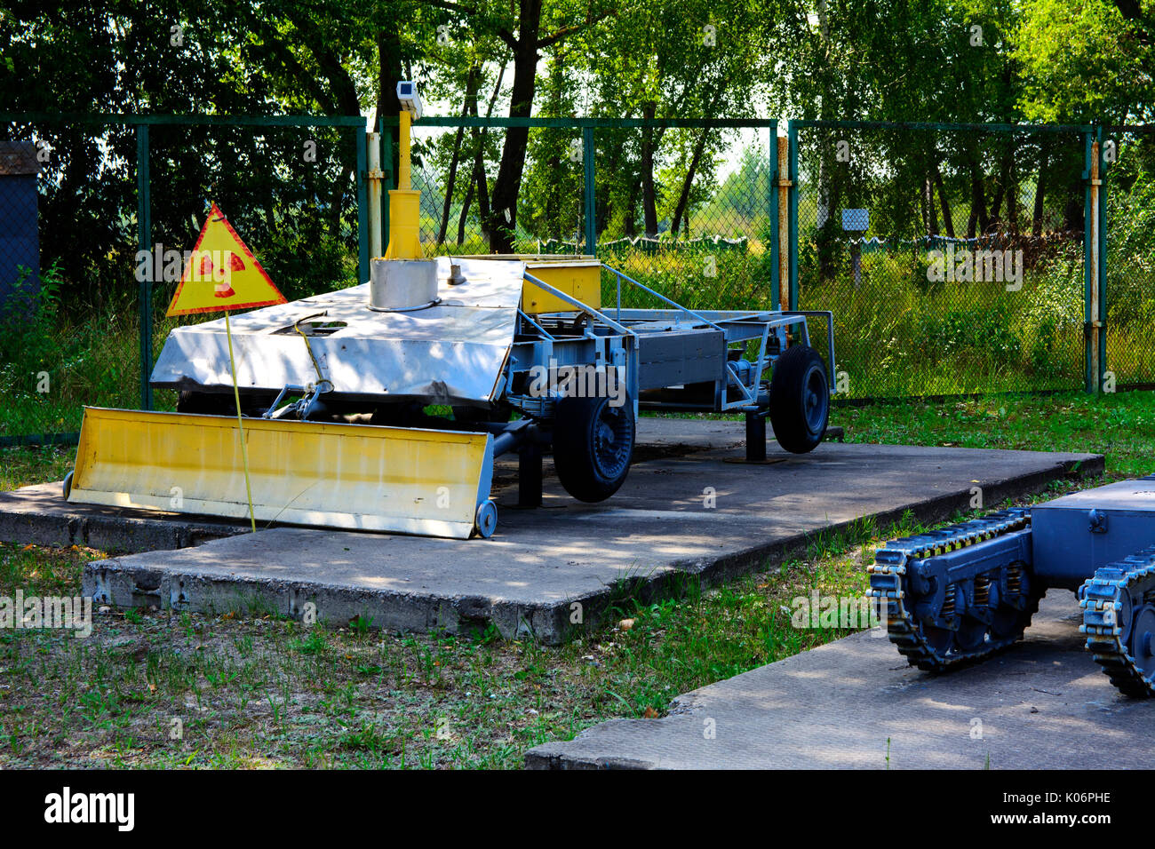 An exhibition of Soviet robots that dealt with the rubble after the ...