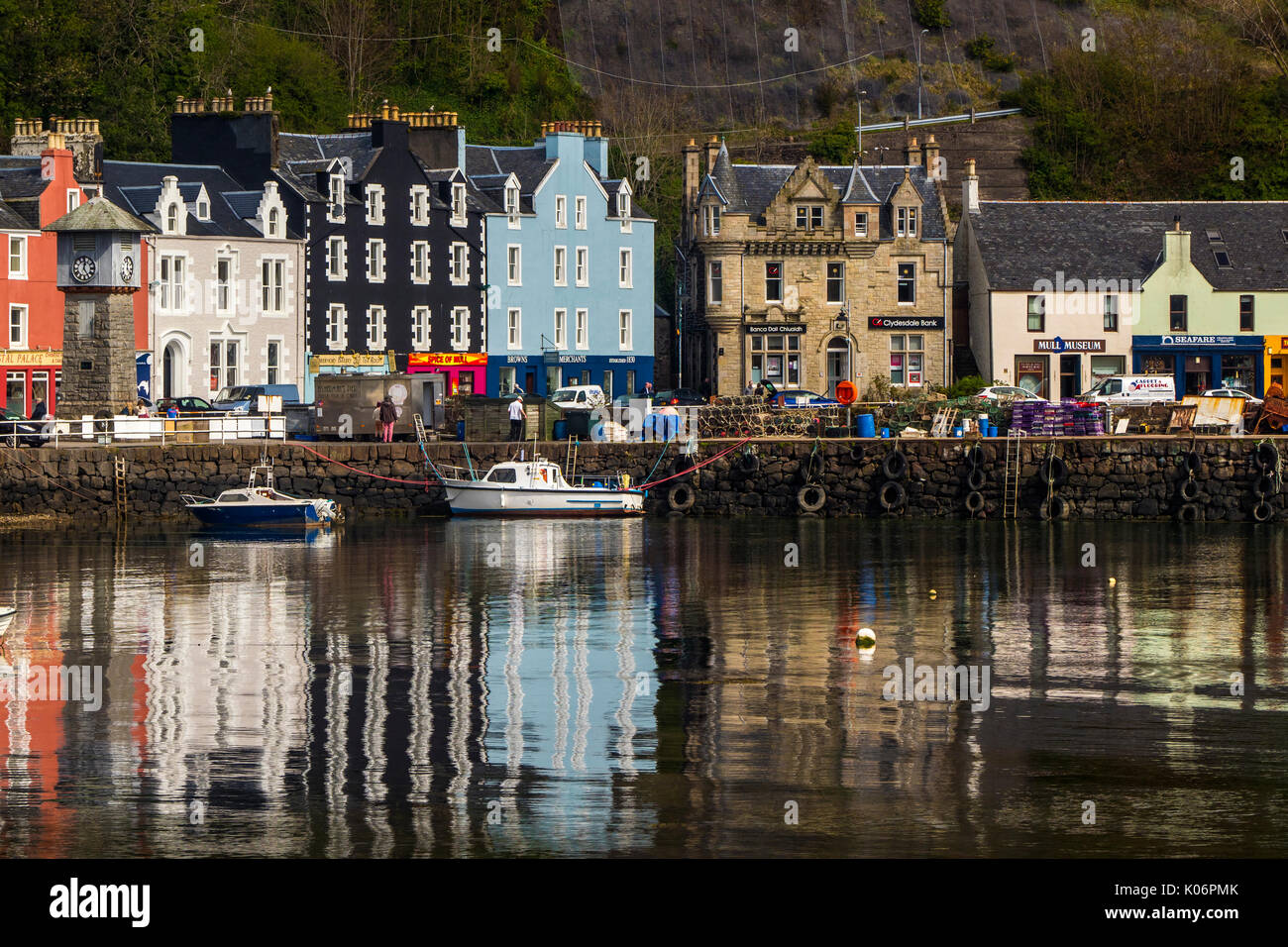 Tobermory, (Tobar Mhoire) is the capital of, and the only burgh on, the ...