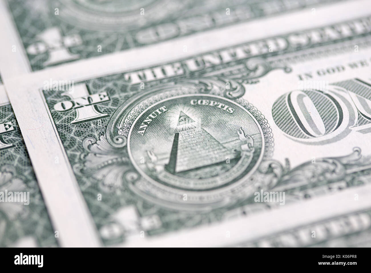 US 1 dollar banknote collection Stock Photo - Alamy