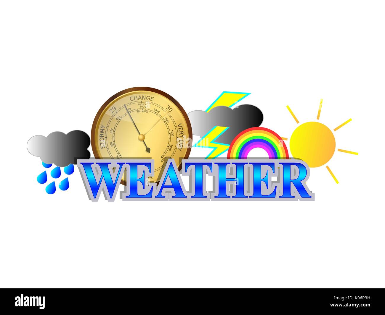 Weather Barometer Clipart