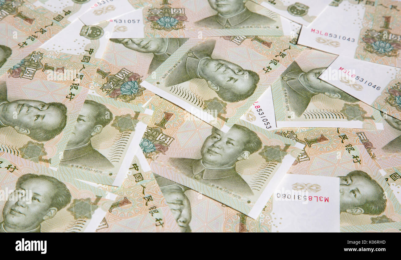 Collection of the chinese banknotes Stock Photo - Alamy