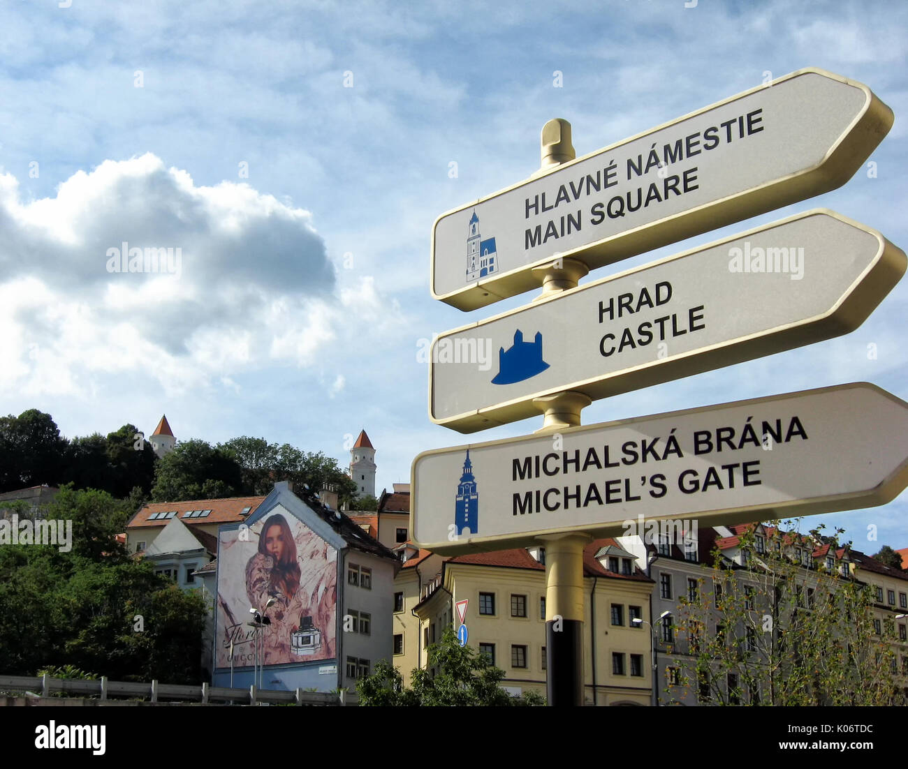 Tourist directional signs hi-res stock photography and images - Alamy