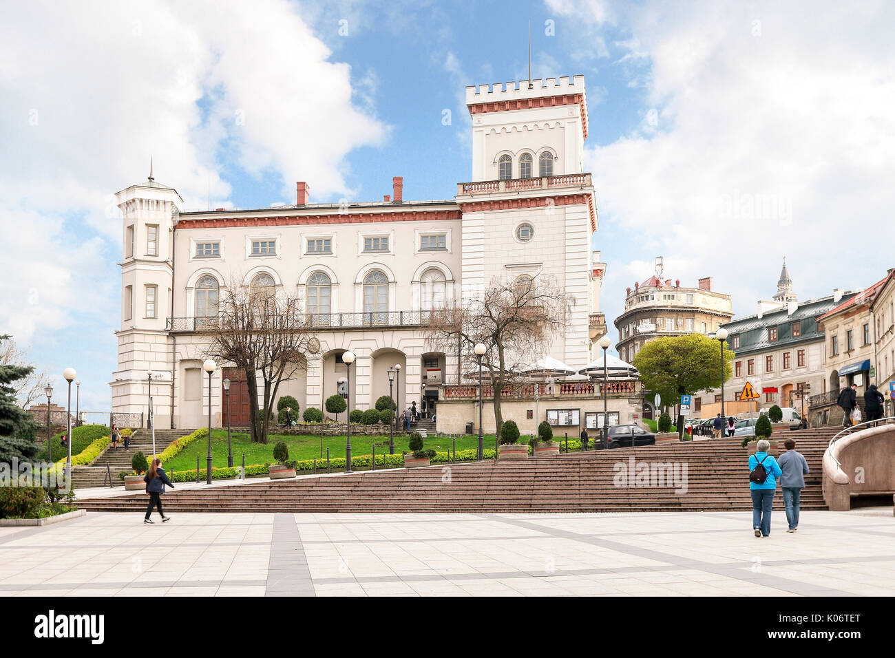 The castle hill in Bielsko Biala, Poland Stock Photo - Alamy