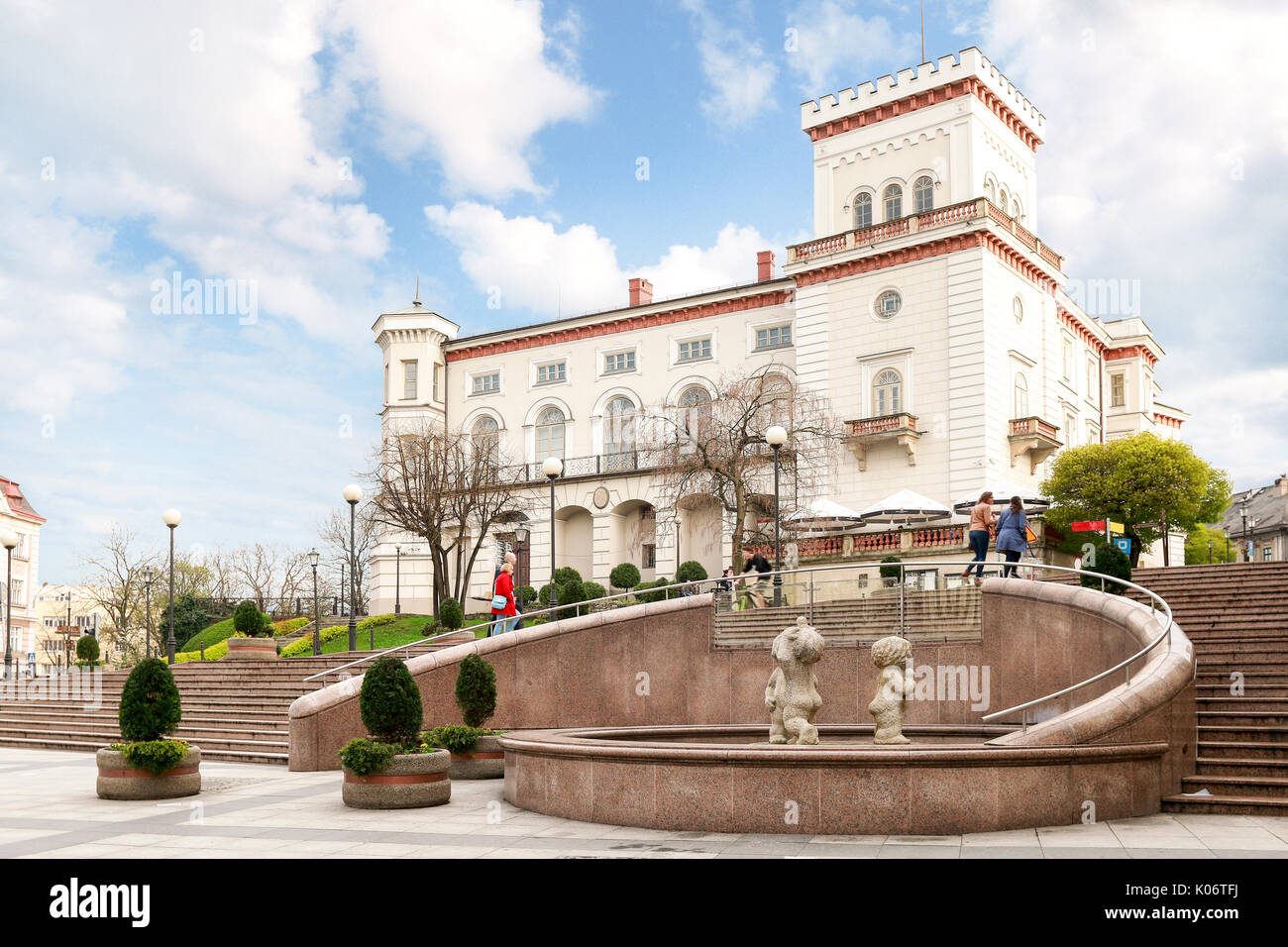 The castle hill in Bielsko Biala, Poland Stock Photo - Alamy