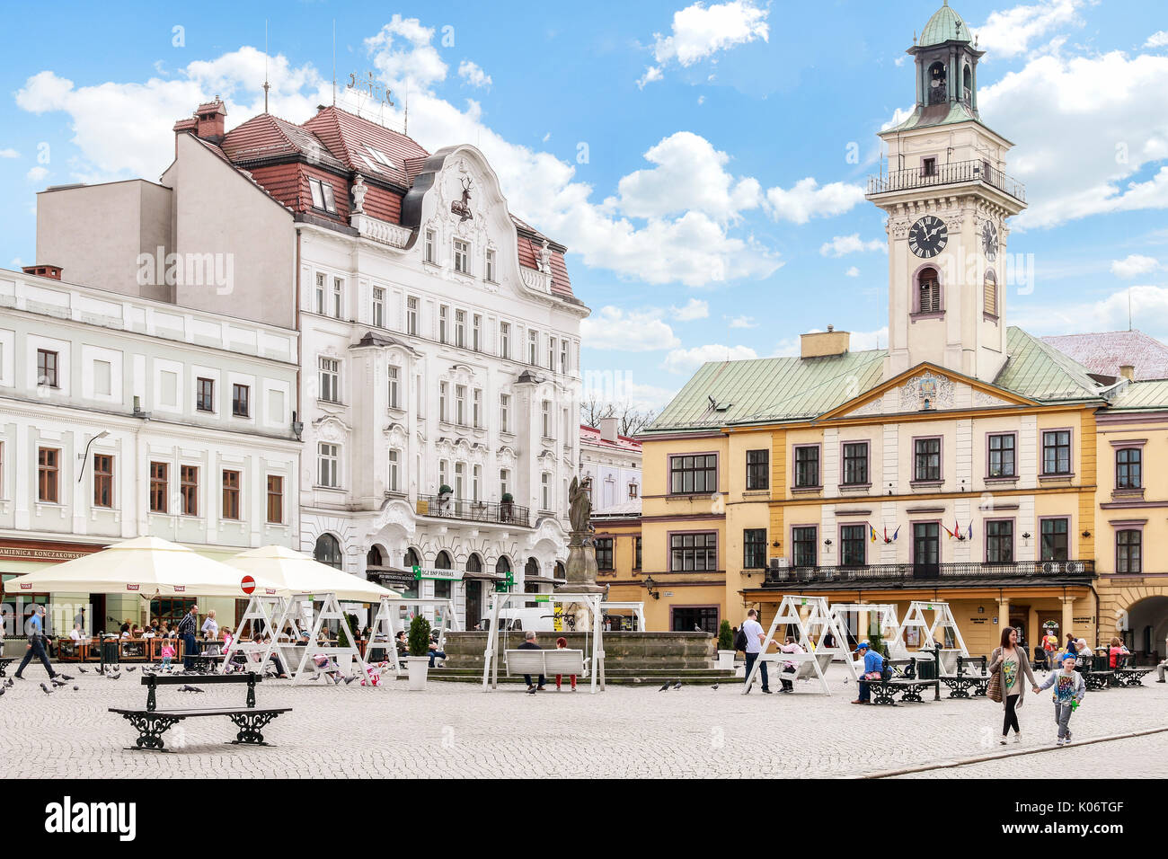 Market square in cieszyn hi-res stock photography and images - Alamy