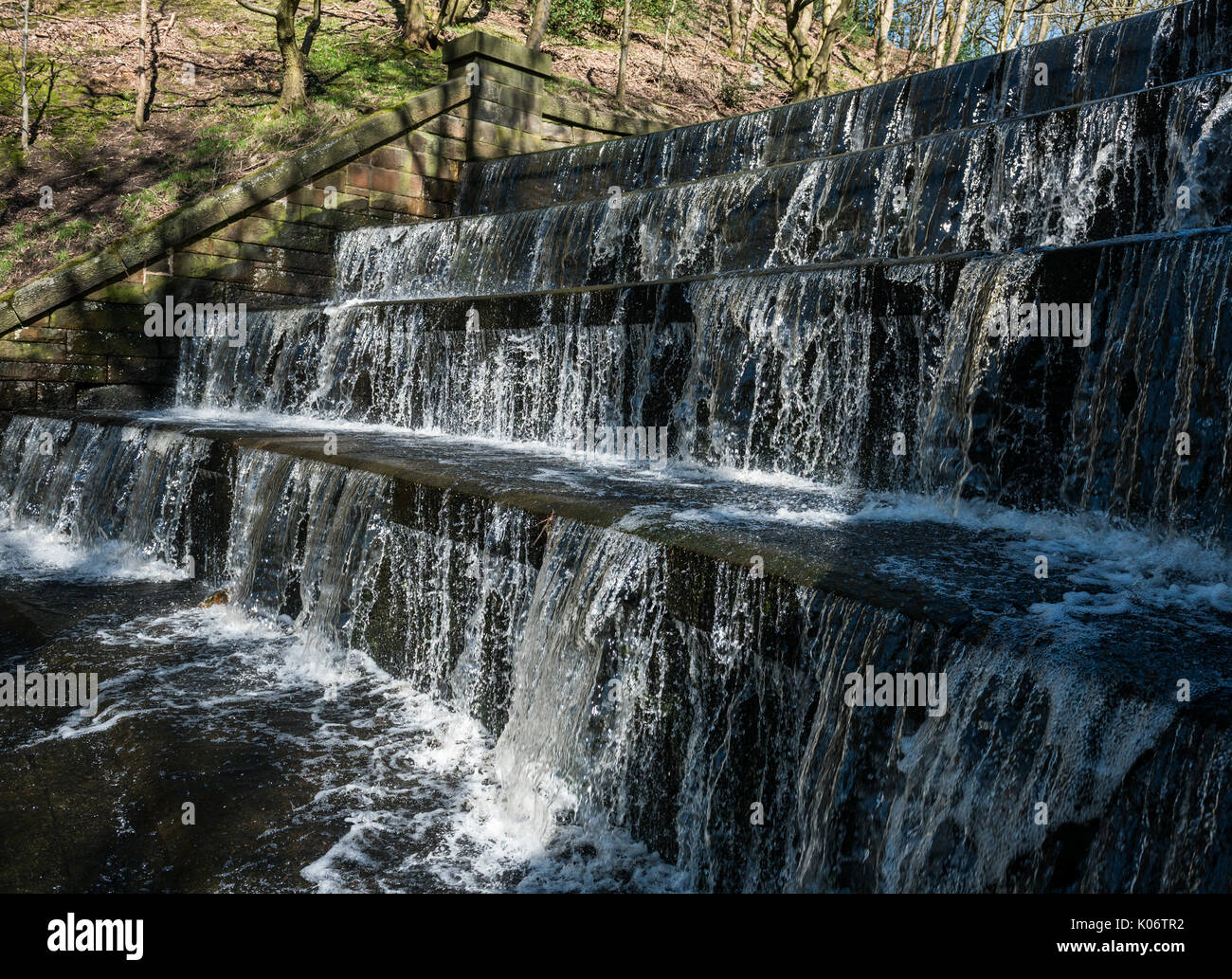 Overflow channel from Yarrow Reservoir to Anglezarke Reservoir Stock ...