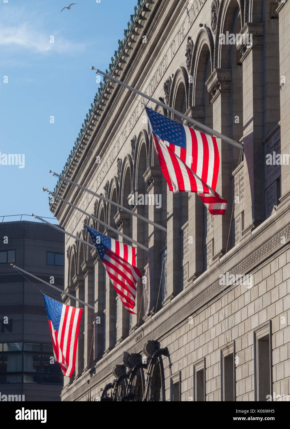 Boston public library facade hi-res stock photography and images - Alamy