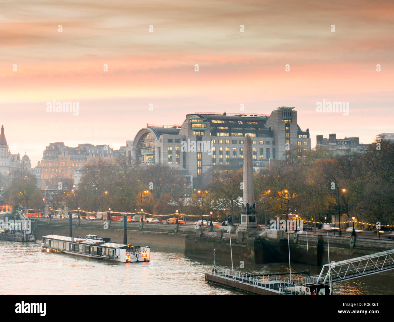 europe, UK, England, London, Embankment Cleopatras needle Stock Photo ...
