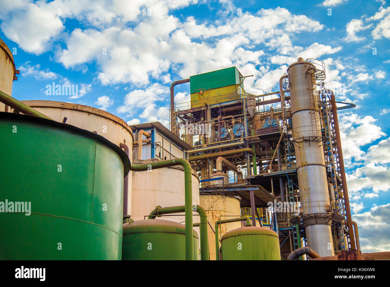 sugar cane refinery Stock Photo - Alamy