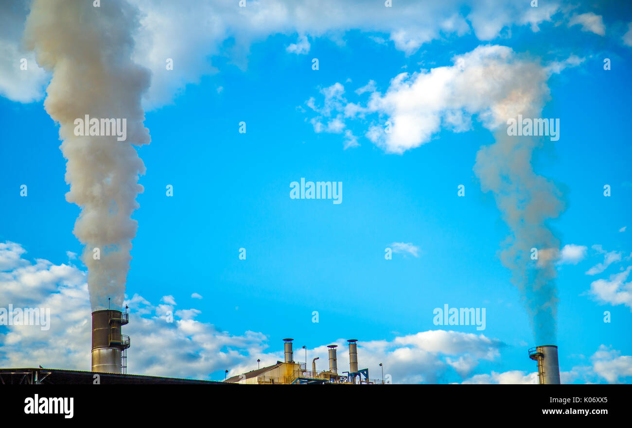sugar cane industry smoke Stock Photo - Alamy