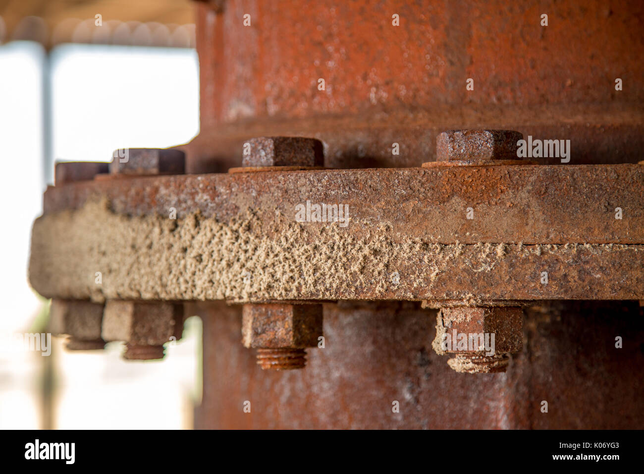 flange metal pipe industry Stock Photo - Alamy
