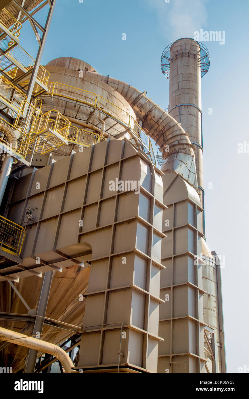 sugar cane factory industry Stock Photo - Alamy