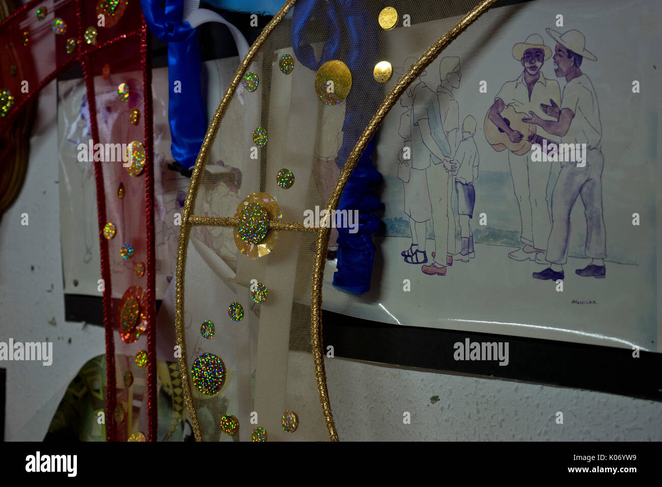 Flamboyan costume makers artist studio preparing latest designs for the ...