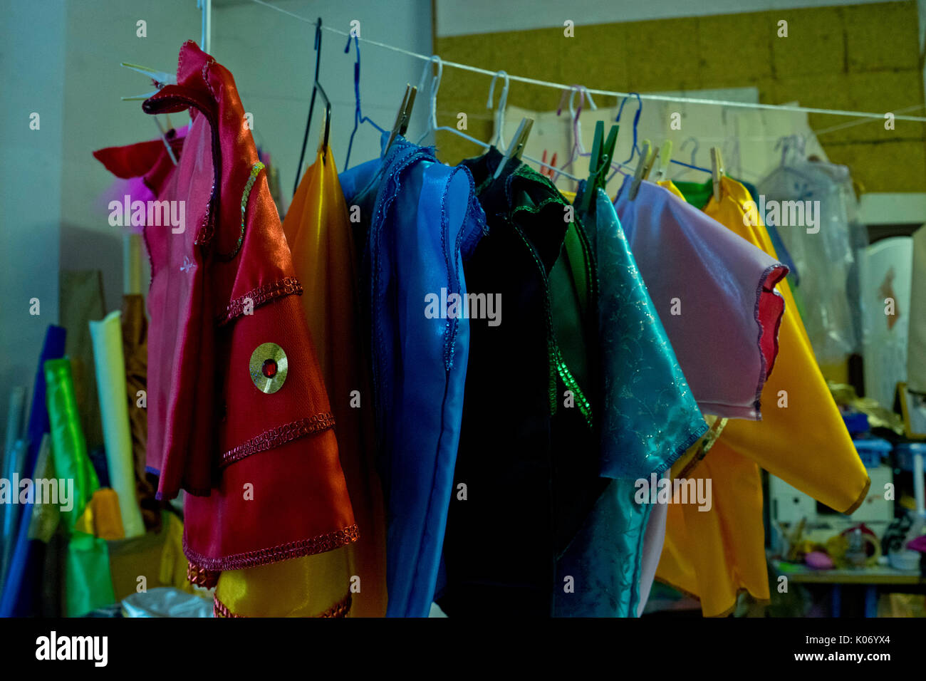 Flamboyan costume makers artist studio preparing latest designs for the ...