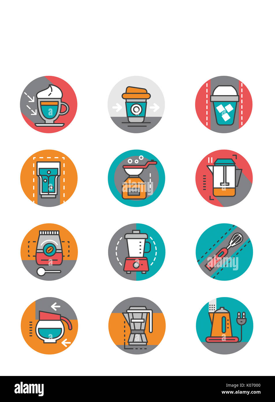 Set of various icons Stock Photo - Alamy