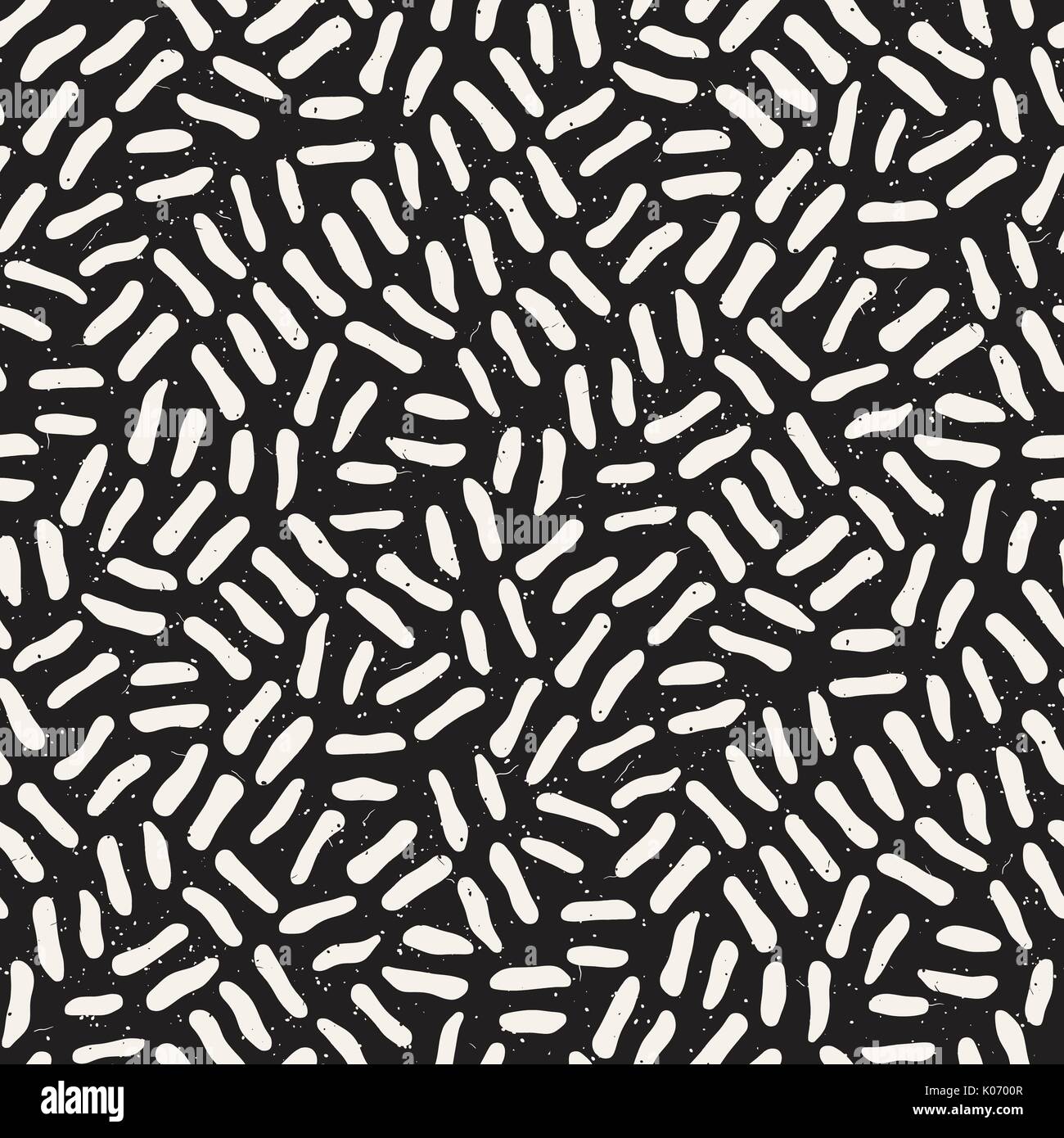 Seamless freehand pattern. Vector abstract rough lines background. Hand ...