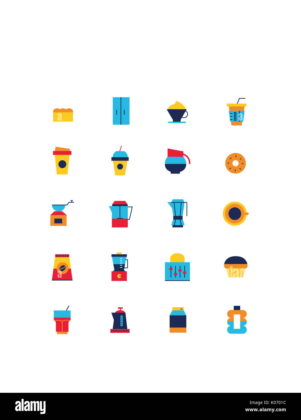 Electric coffee grinder icon Cut Out Stock Images & Pictures - Alamy