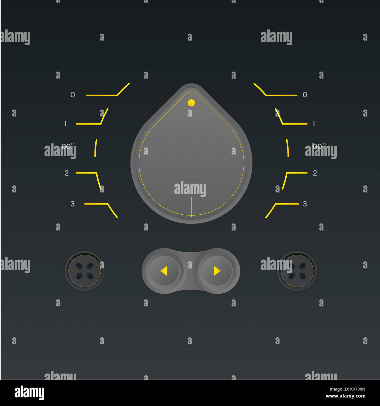 Infographics, dials and buttons Stock Photo - Alamy