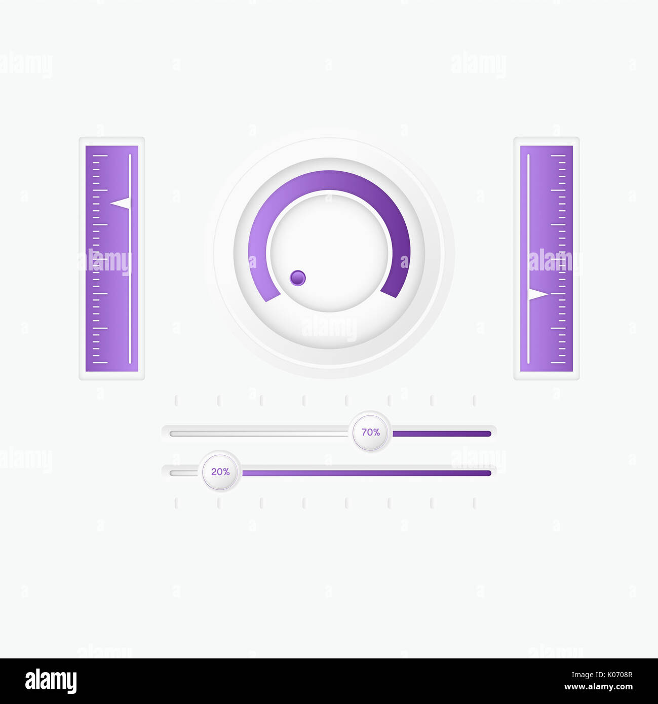 Infographics, dials, buttons and graphs Stock Photo - Alamy