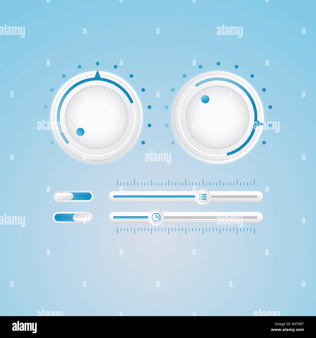 Infographics, dials and graphs Stock Photo - Alamy