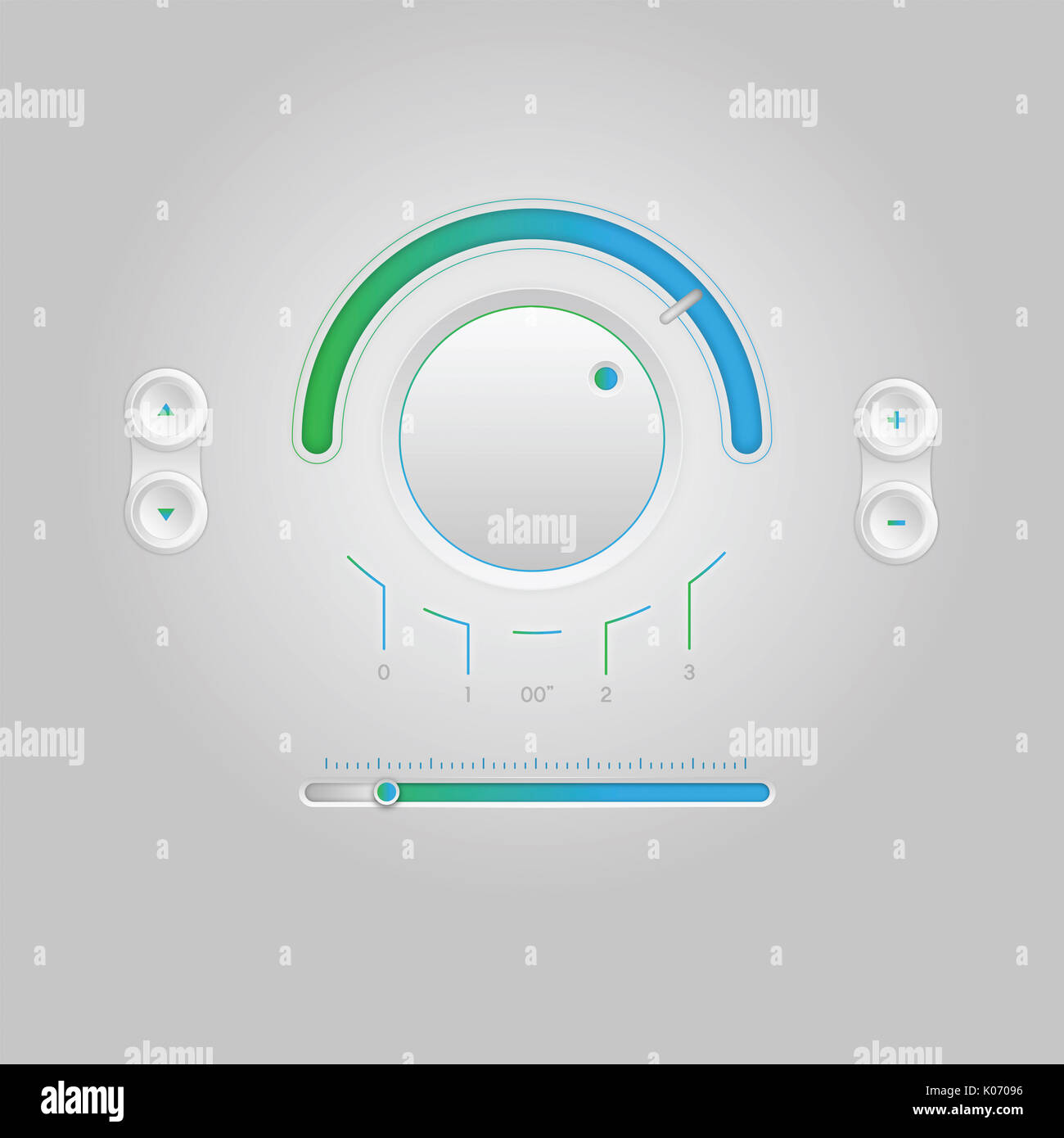 Infographics, dials, buttons and gradations Stock Photo - Alamy