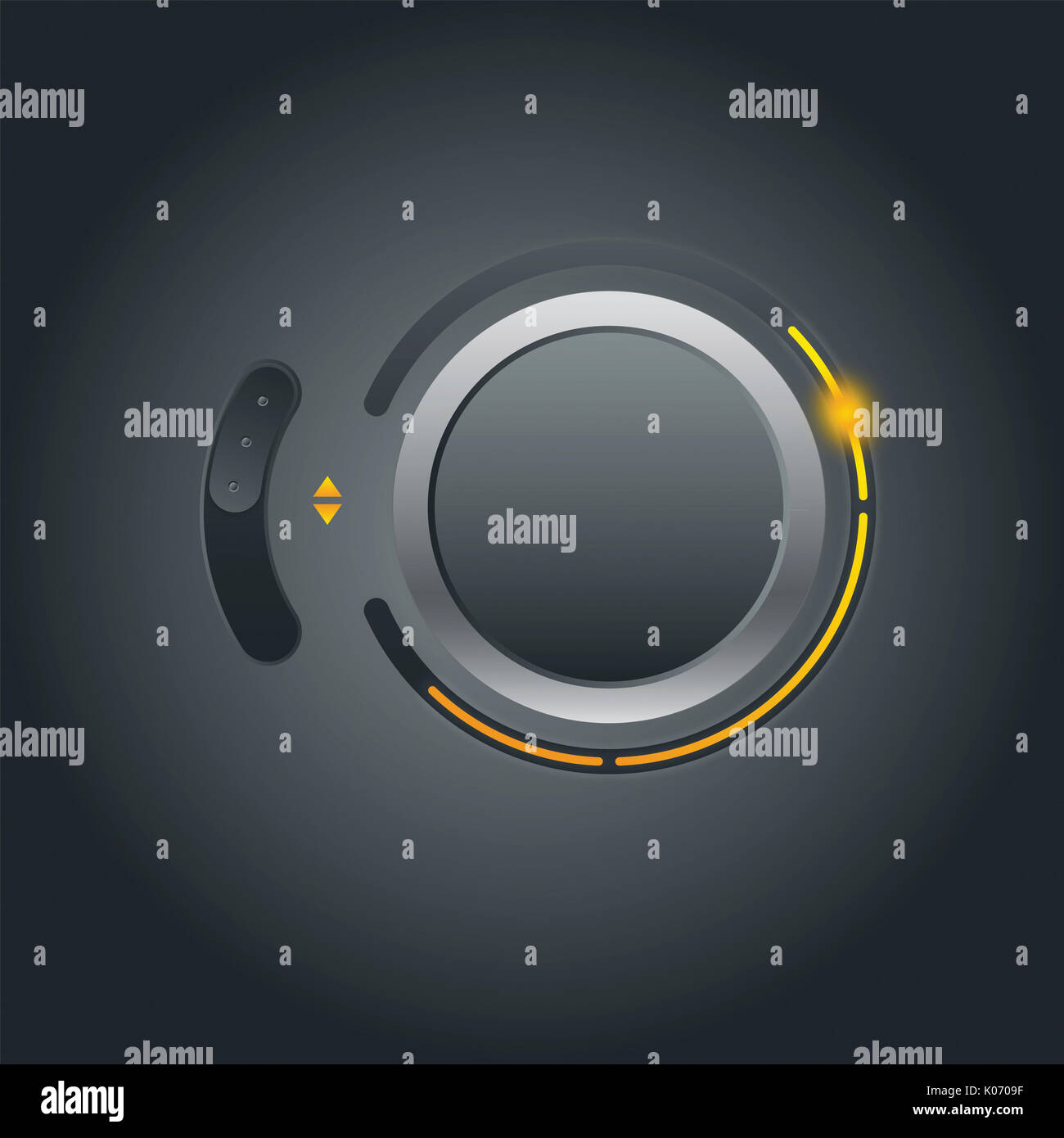 Infographics, dial and buttons Stock Photo - Alamy