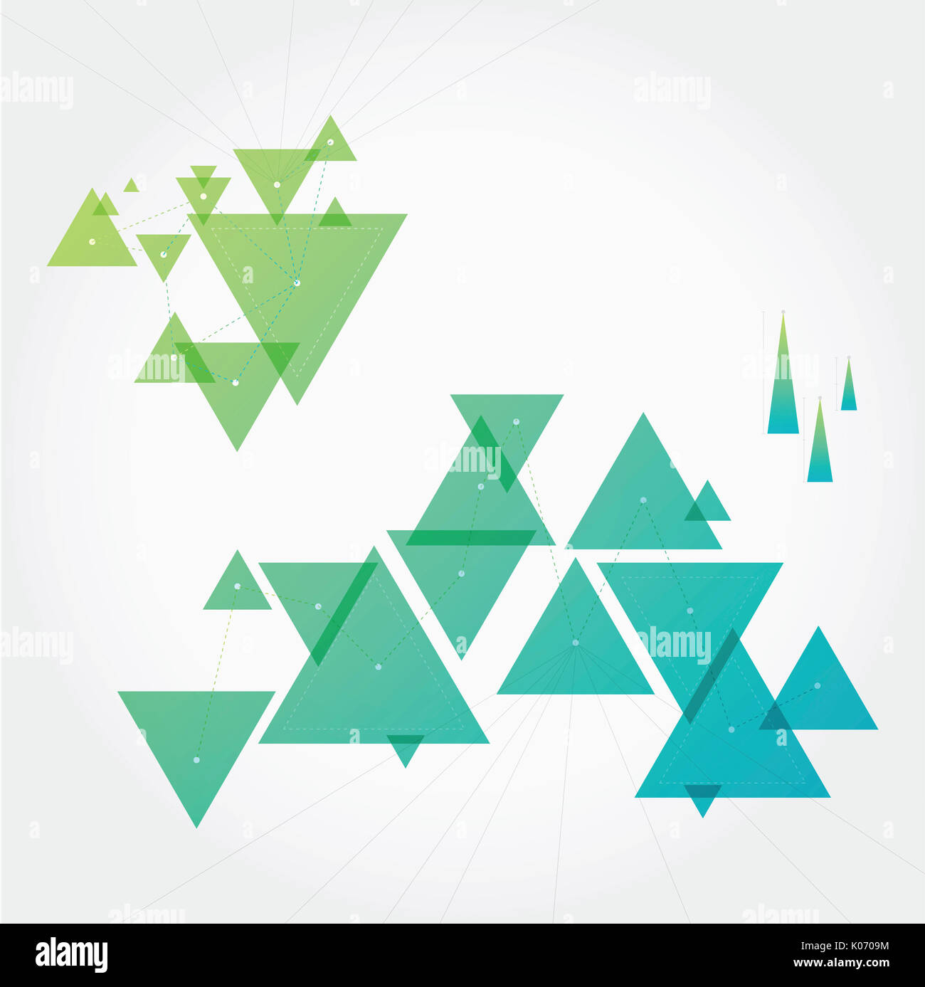 Infographic elements of triangles Stock Photo - Alamy