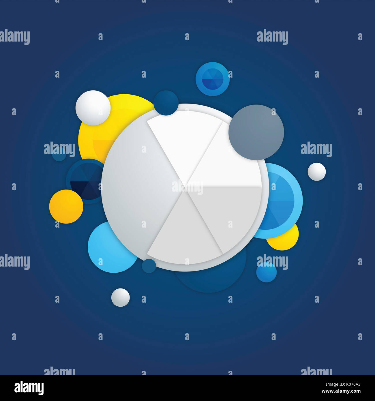Infographic diagrams of circles Stock Photo - Alamy