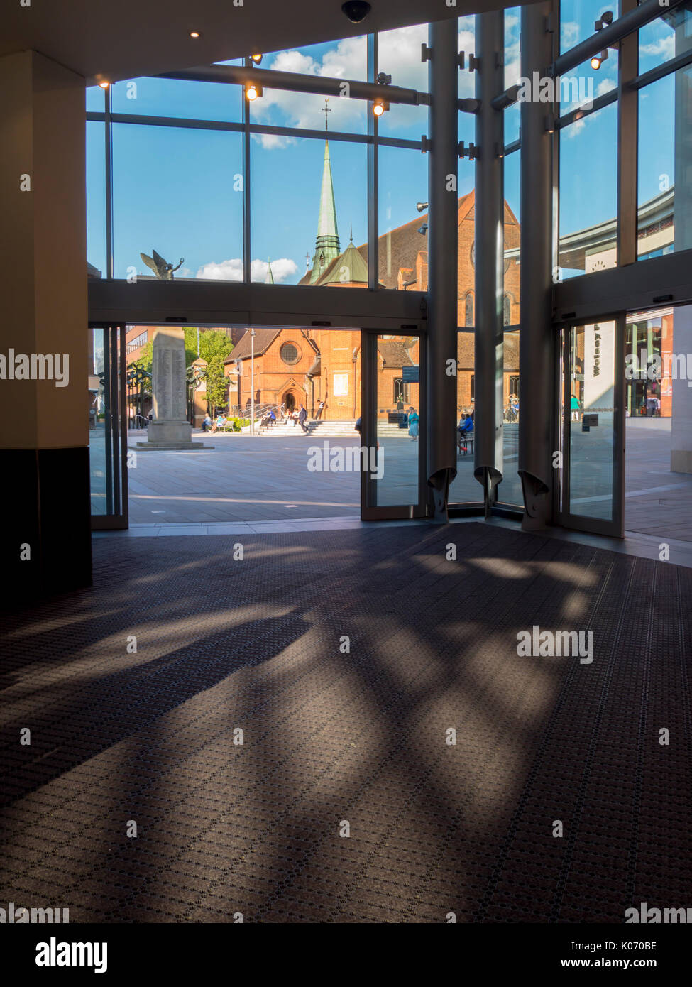 Europe, UK, England, Surrey, Woking town central square Stock Photo - Alamy