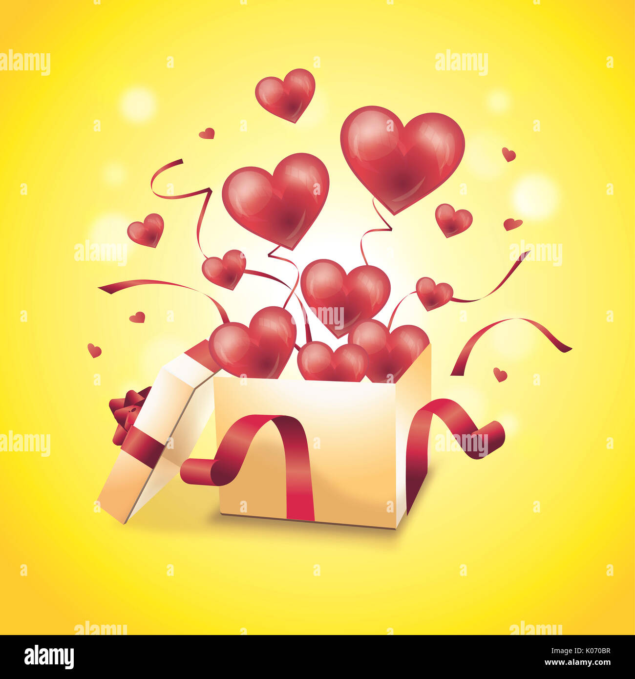 Gift popping open hi-res stock photography and images - Alamy