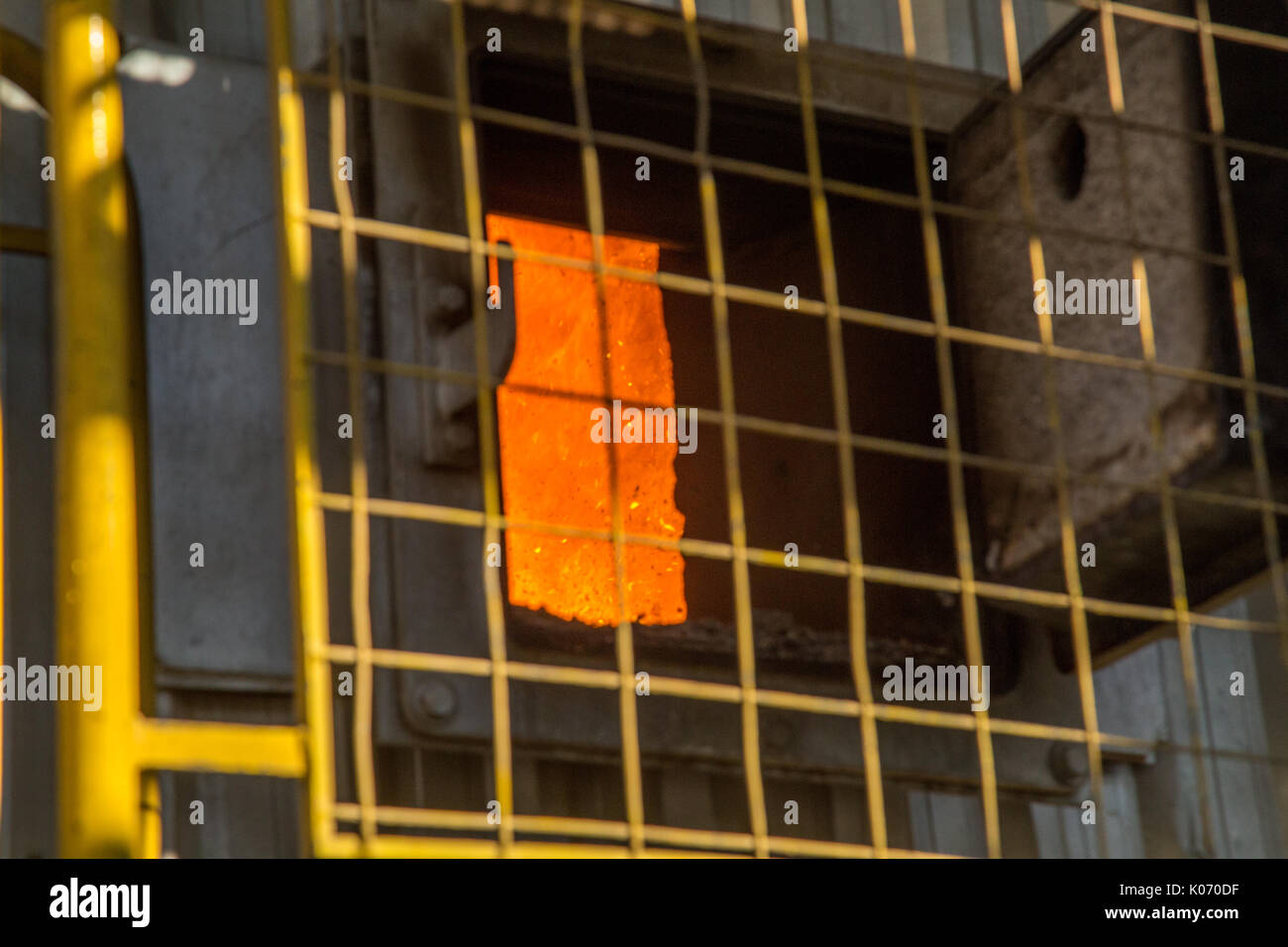boiler industry on detail lit power scene Stock Photo - Alamy